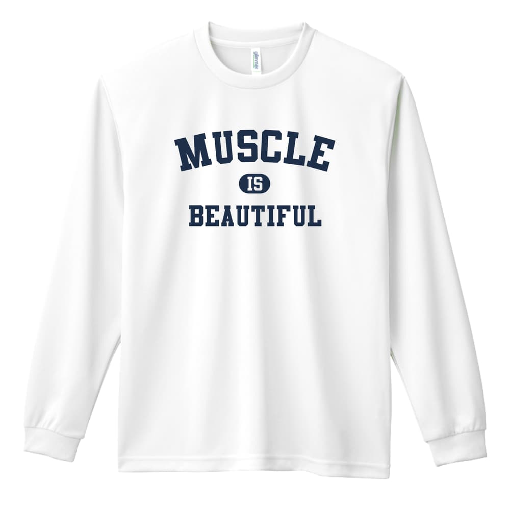 MUSCLE IS BEAUTIFUL 筋トレ 筋肉 | AW スポーツ | ロンT ドライ 長袖 練習着 | スポーツ全般 – アートワークス神戸